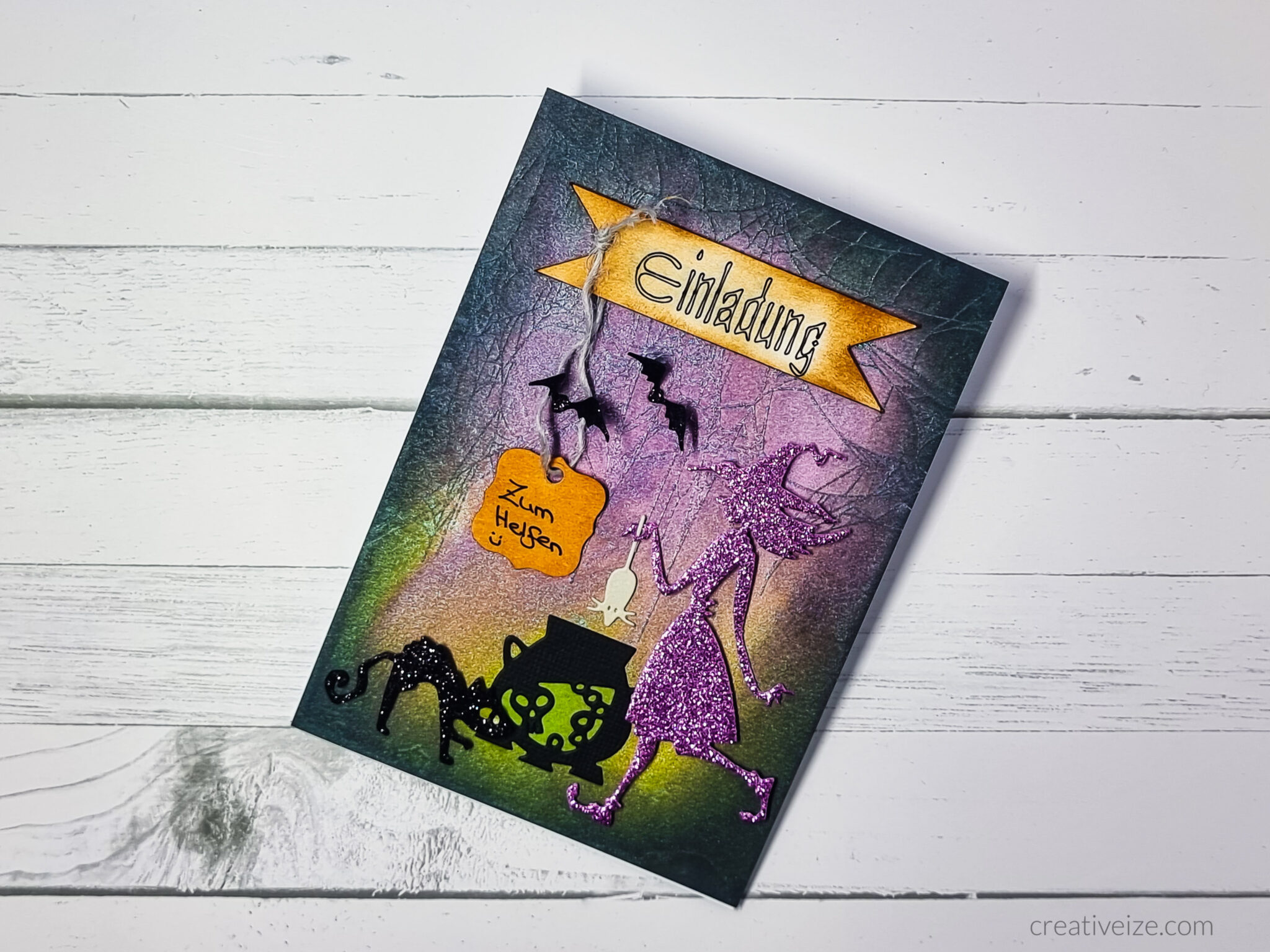 Witch party Birthday invitations - Creativeize