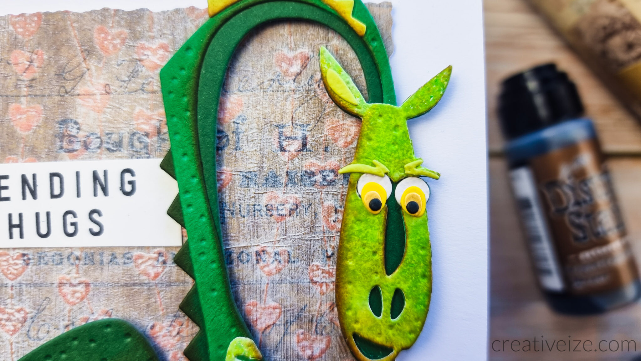 Adorable Dragon Card - Creativeize